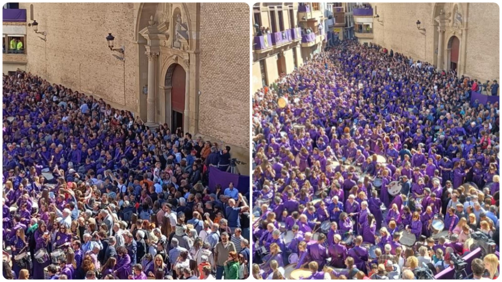 Calanda, España, con “rompida de la hora” de Semana Santa en homenaje a ...