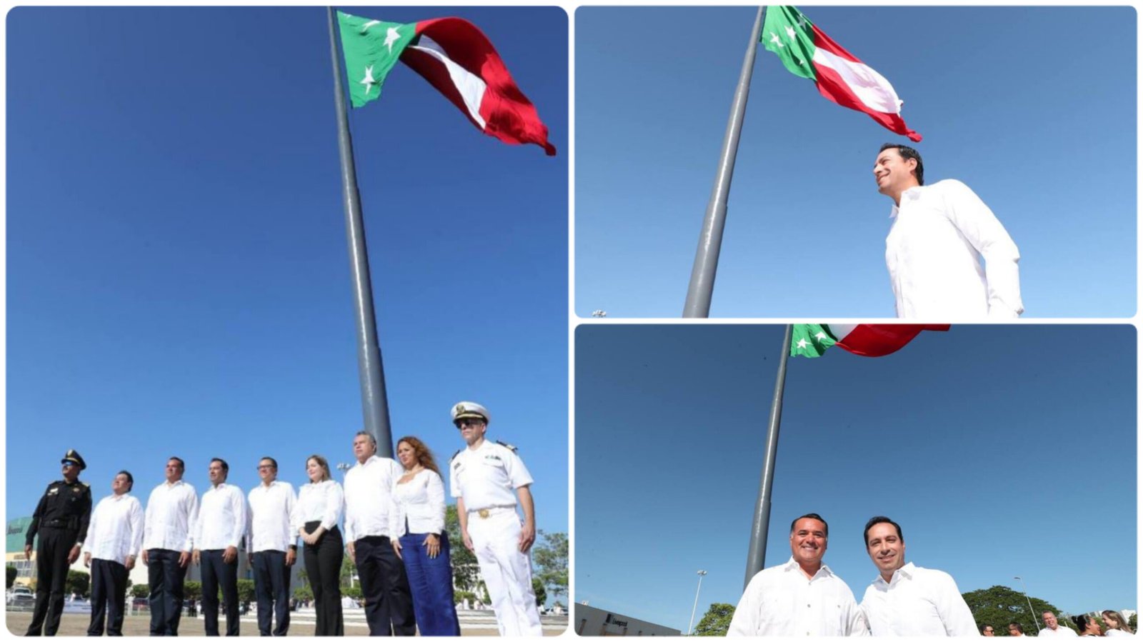 Bandera de Yucatán vuelve a ondear en plaza pública de Mérida | LectorMx